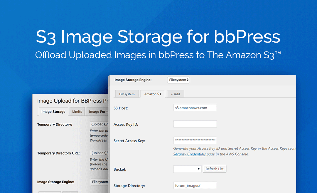 S3 Image Storage for bbPress - BerryPress
